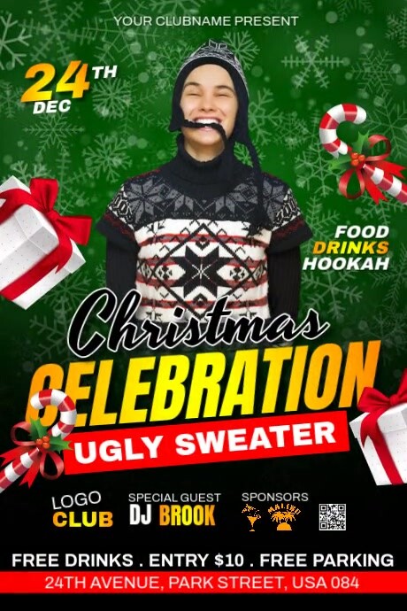 Christmas Celebration Ads Template | PosterMyWall