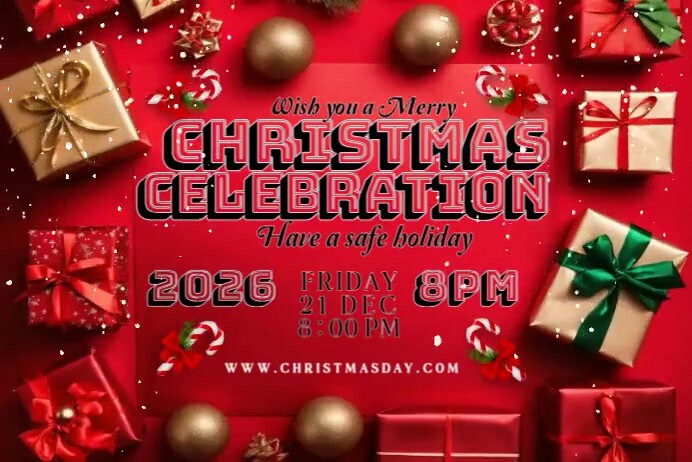 Christmas Celebration Ads Template | PosterMyWall