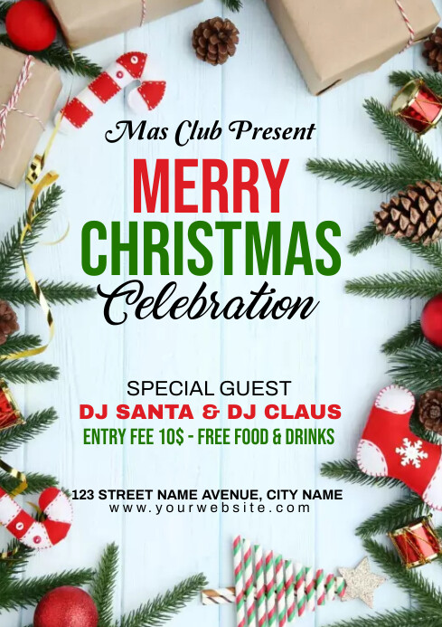 Christmas Celebration Template | PosterMyWall