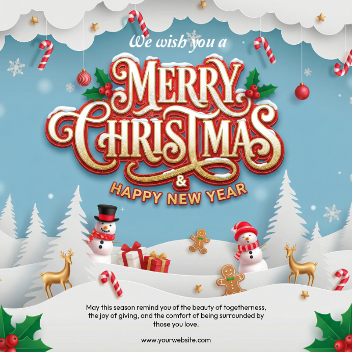 Christmas Celebration Template | PosterMyWall