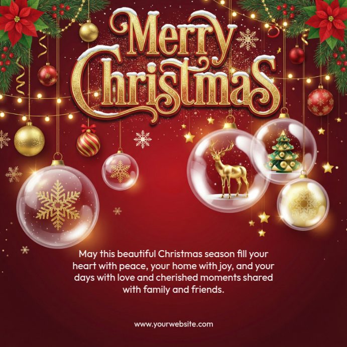 Christmas Celebration Template | PosterMyWall
