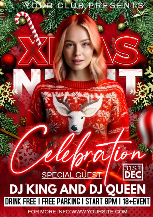 christmas celebration Template | PosterMyWall