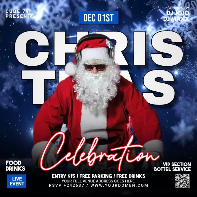 Copy of Christmas celebration | PosterMyWall