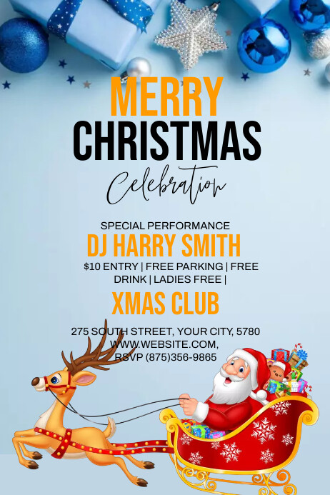 Christmas Celebration Template | PosterMyWall