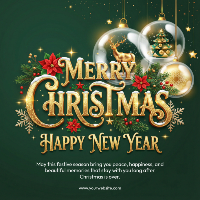 Christmas Celebration Template | PosterMyWall