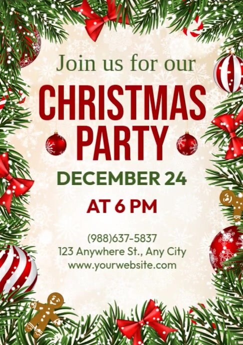 Christmas Celebration Template | PosterMyWall