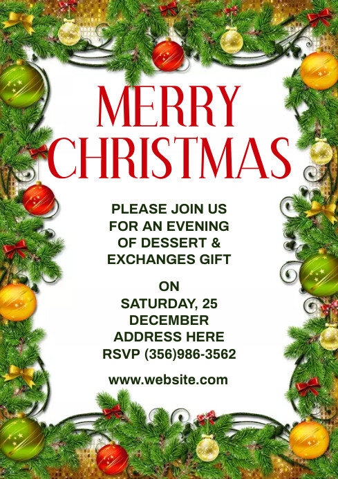 Christmas Celebration Template | PosterMyWall