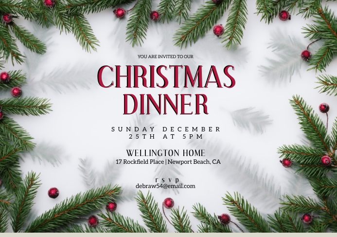 christmas CELEBRATION EVENT FLYER Template | PosterMyWall