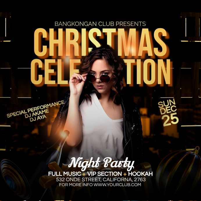 Christmas Celebration Instagram Template | PosterMyWall