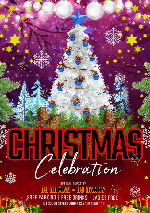 Copy of Christmas celebration party flyer | PosterMyWall