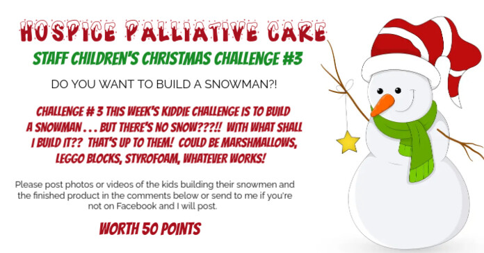 Christmas Challenge Facebook Shared Image Template | PosterMyWall