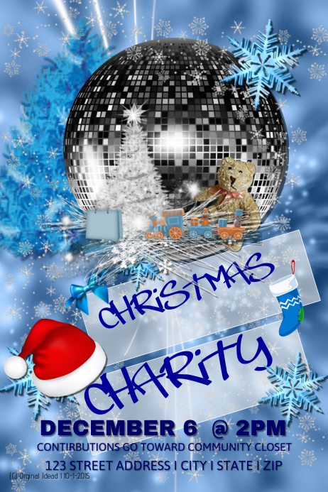 Christmas Charity Template | PosterMyWall