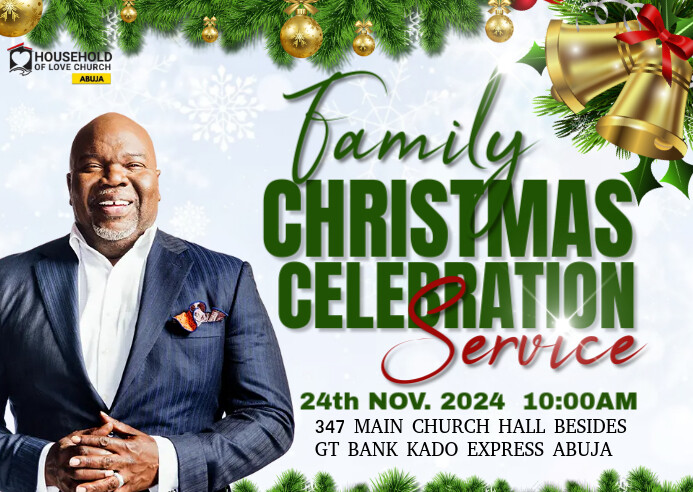 christmas church service Template | PosterMyWall