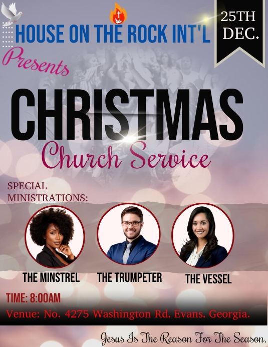 Copy of christmas church service | PosterMyWall