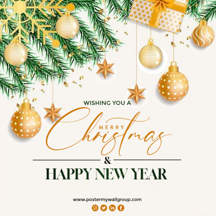 Modèle christmas church service flyer template | PosterMyWall