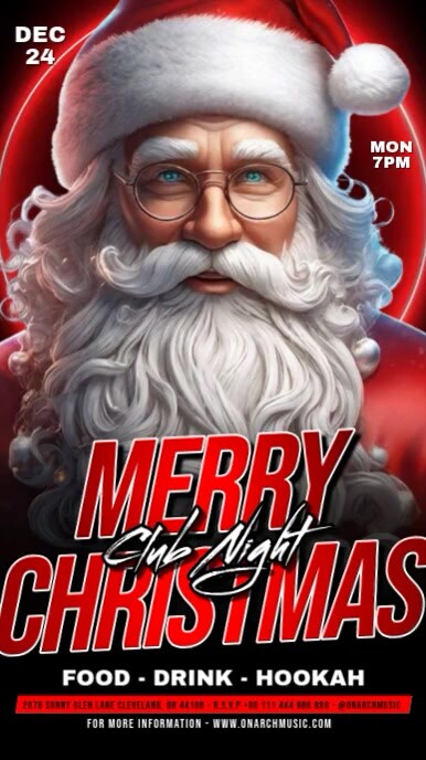 Christmas Club Night Template | PosterMyWall