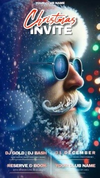 CHRISTMAS CLUB party bash template | PosterMyWall