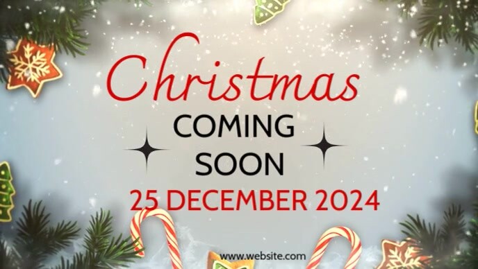 christmas coming soon Template | PosterMyWall