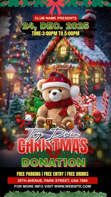 Christmas Community Outreach Template | PosterMyWall