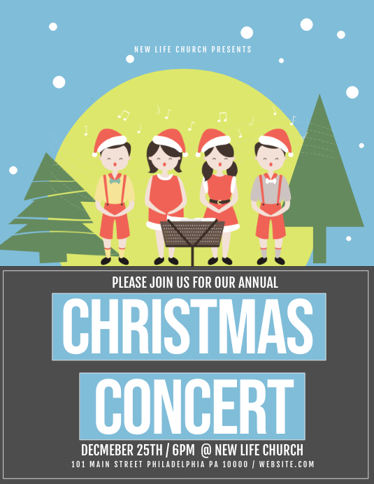 Copy of Christmas concert | PosterMyWall