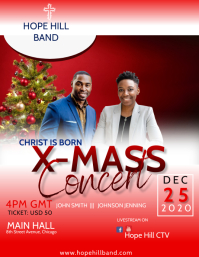 christmas concert flyer Template | PosterMyWall