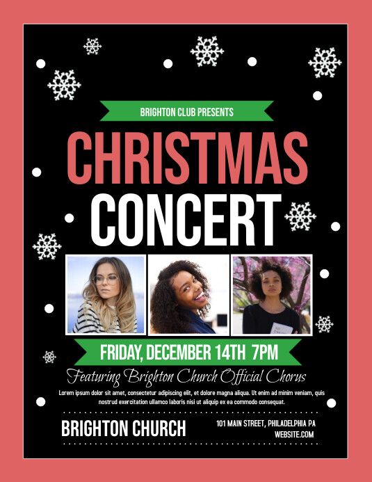 christmas concert Template | PosterMyWall