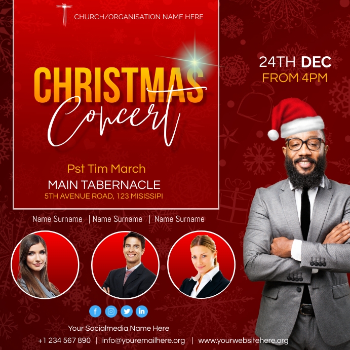 christmas concert Template | PosterMyWall