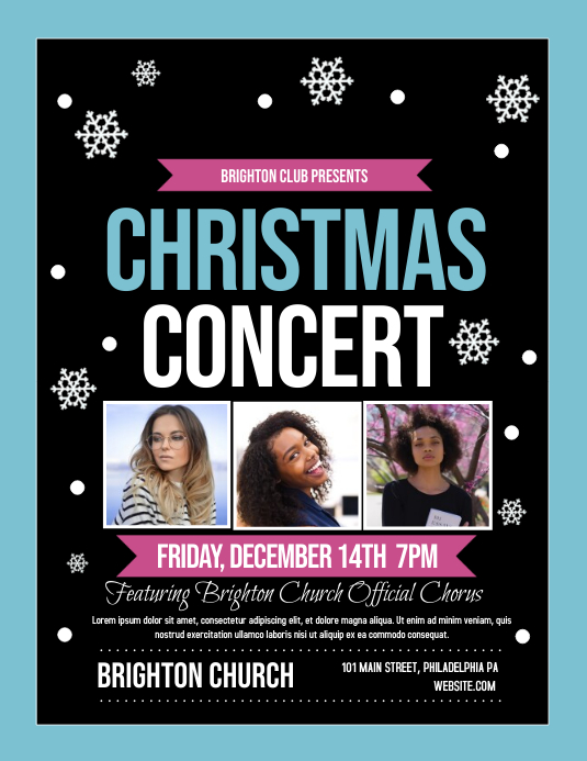 christmas concert Template | PosterMyWall