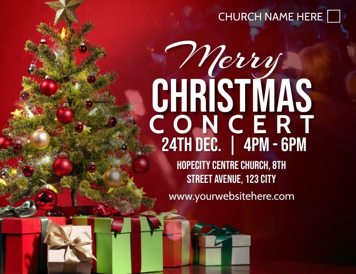 christmas concert flyer Template | PosterMyWall