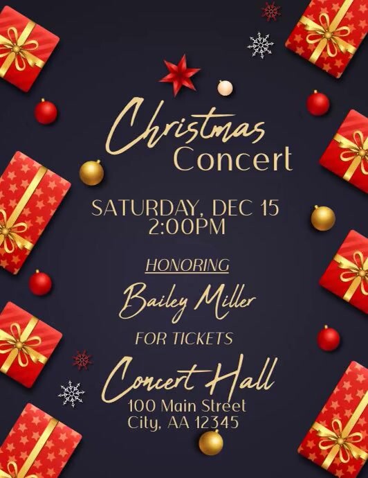 Christmas Concert Template | PosterMyWall