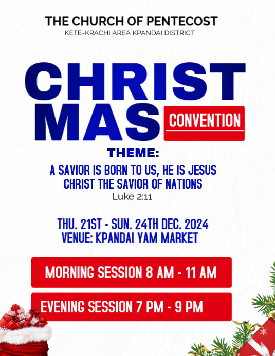 Copy of Christmas convention | PosterMyWall