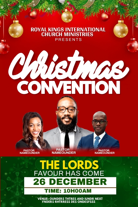 christmas convention Template | PosterMyWall