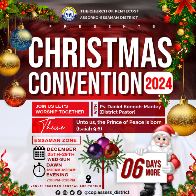 Christmas Convention Flyer Template | PosterMyWall