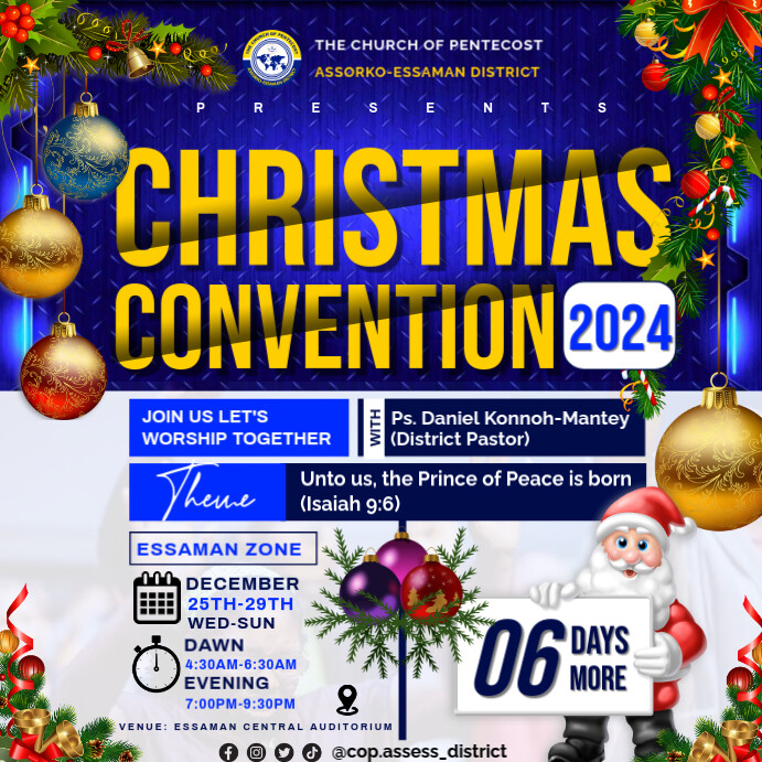 Christmas Convention Flyer Template | PosterMyWall