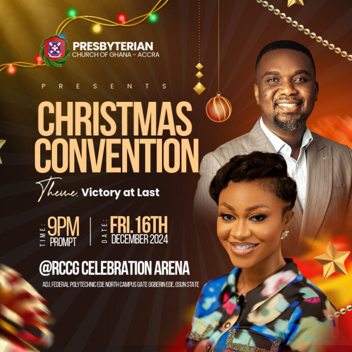 Christmas Convention Poster Design Template | PosterMyWall