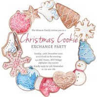 Christmas Cookie Exchange Party Invitation Template | PosterMyWall