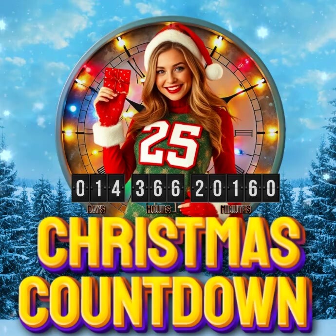 Copy of Christmas Countdown | PosterMyWall