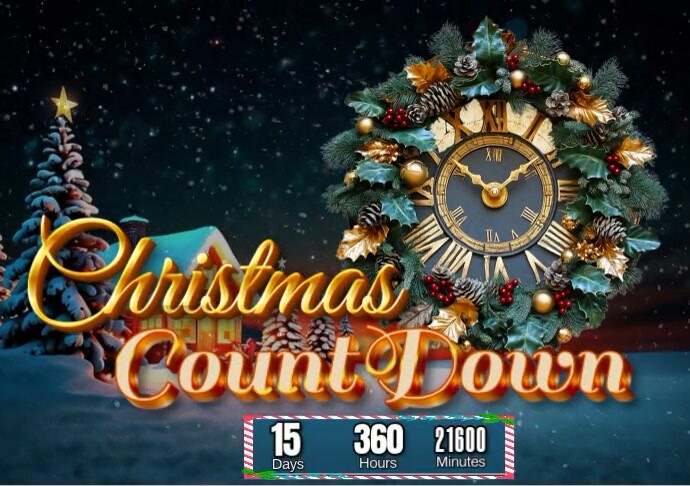 Copy of Christmas Countdown | PosterMyWall