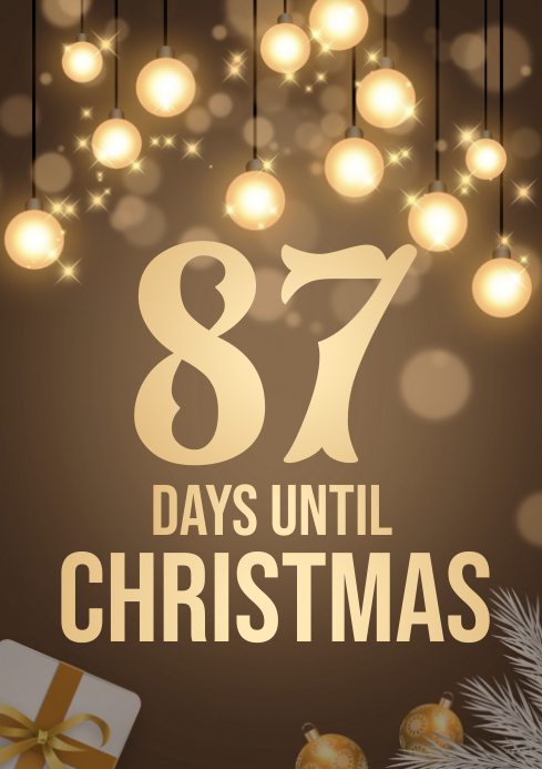Plantilla de Cuenta Atrás de Navidad | PosterMyWall
