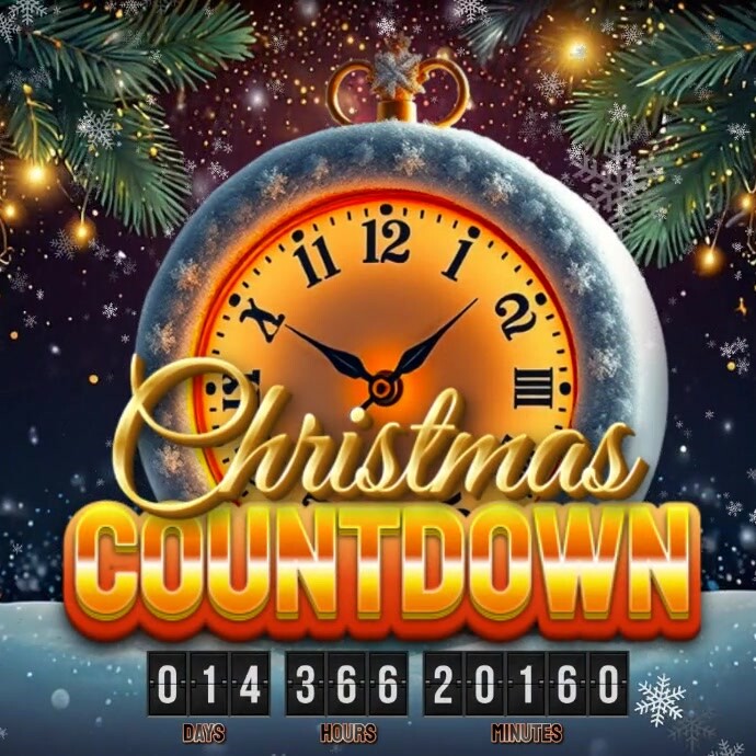 Copy of Christmas Countdown | PosterMyWall
