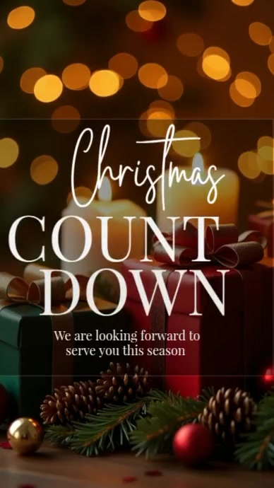 Christmas Countdown Instagram Reel Template | PosterMyWall