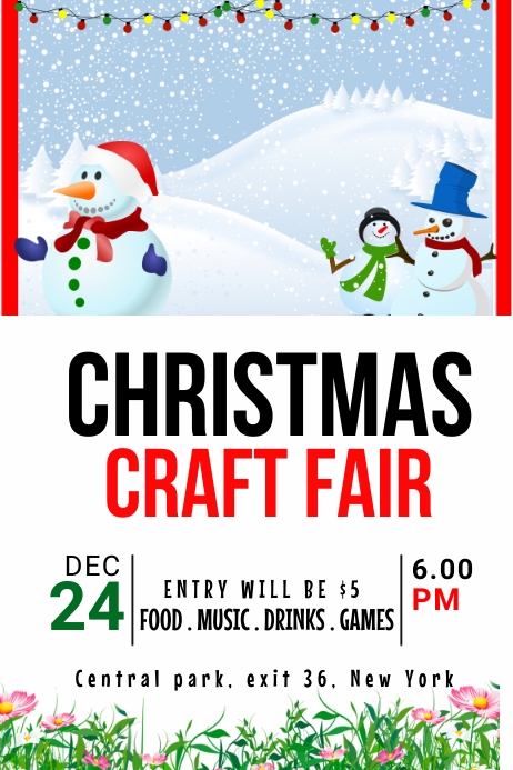 Christmas craft fair Template | PosterMyWall