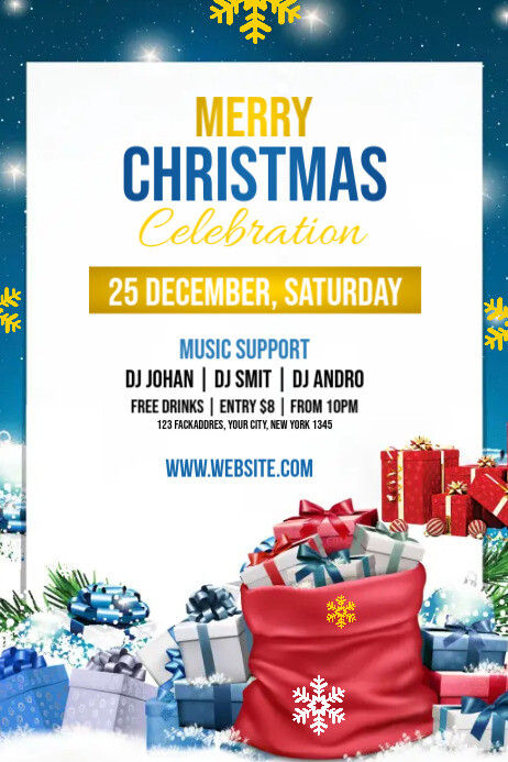 Christmas Craft Fair Poster Template | PosterMyWall