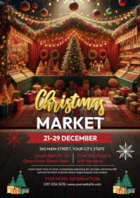Christmas Market A4 Template | PosterMyWall