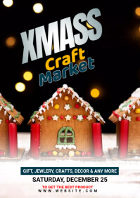 Christmas Craft Market Flyer Template | PosterMyWall
