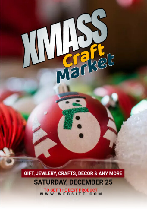 Copy of Christmas Craft Market Flyer | PosterMyWall