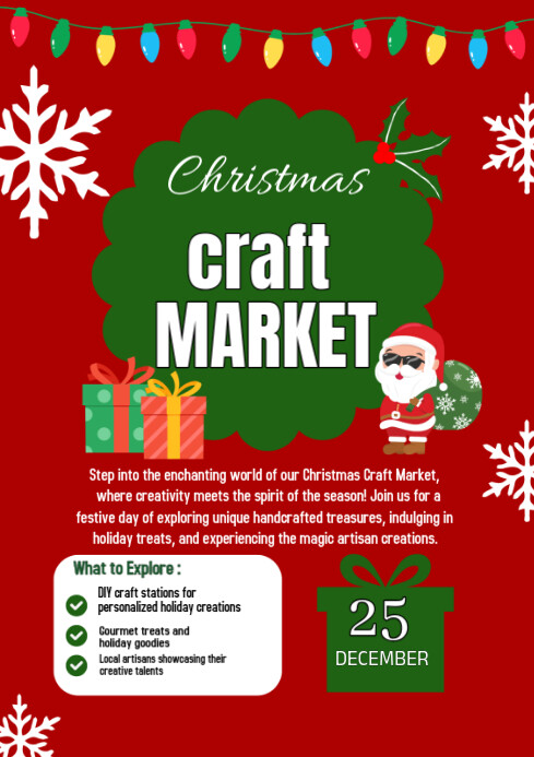 Christmas crafts Template | PosterMyWall