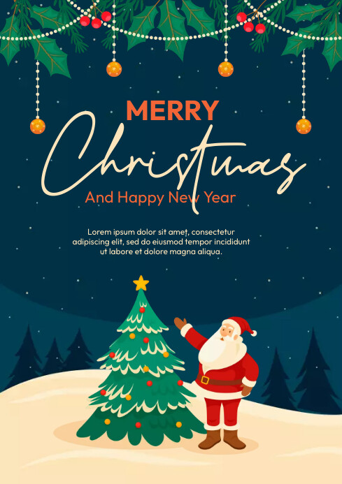 Christmas Day Celebration Template | PosterMyWall