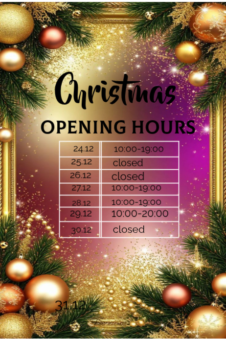 Christmas Day Poster Template | PosterMyWall