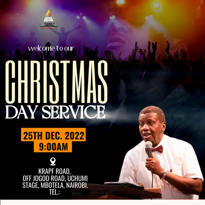 christmas day service Template | PosterMyWall